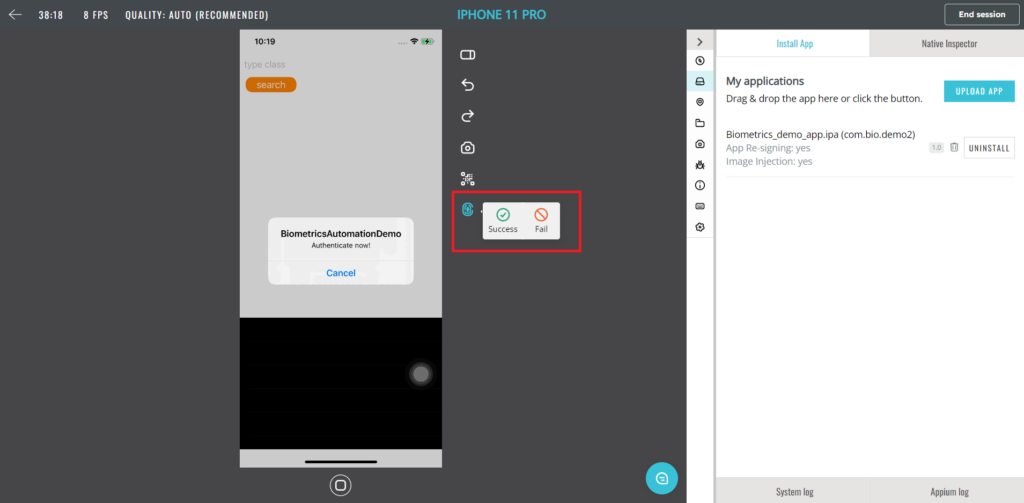 Mobitru : Biometric authentication